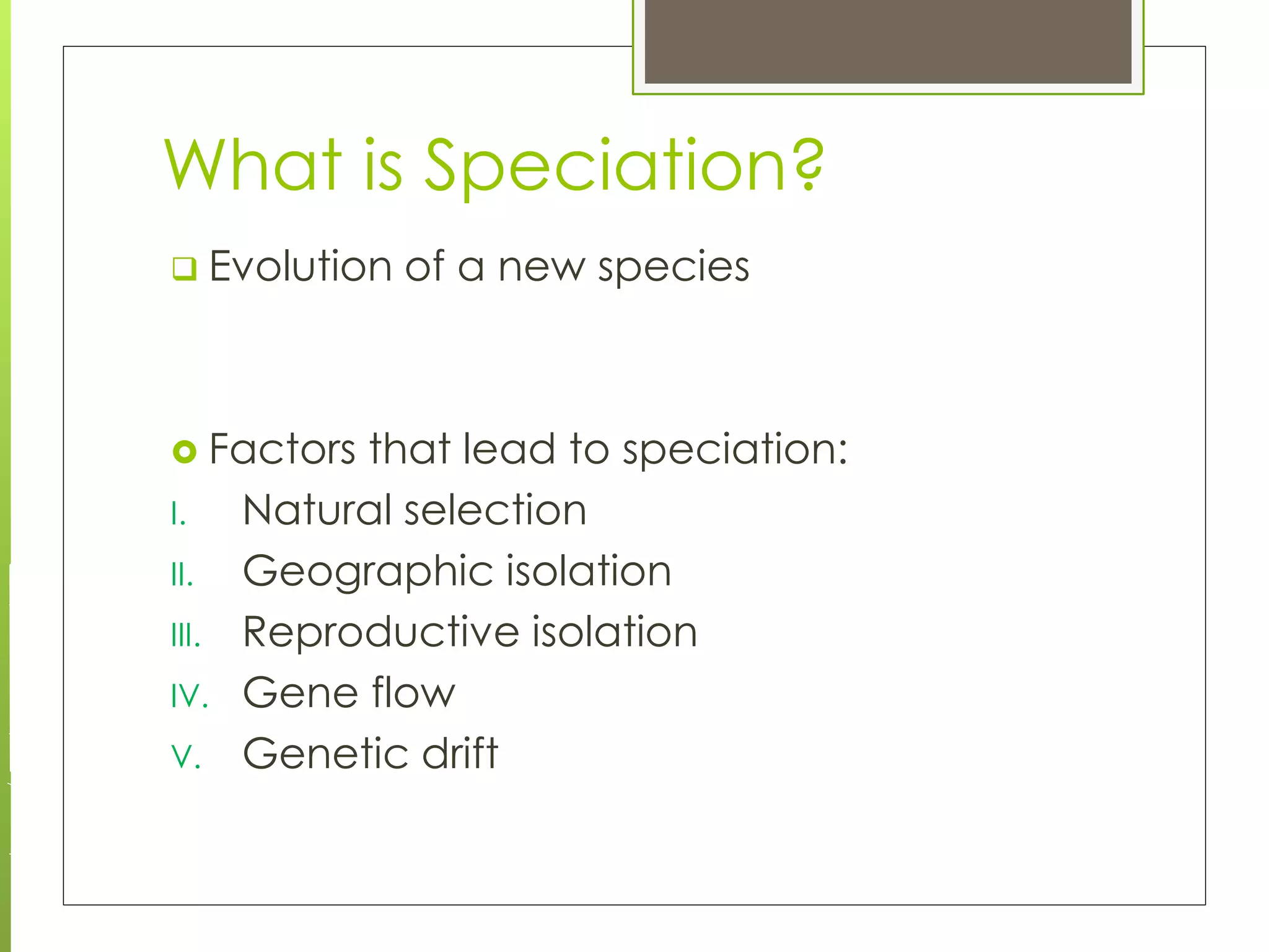 Species and speciation | PDF