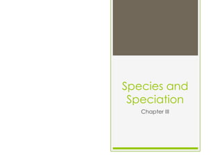 Species and speciation | PDF