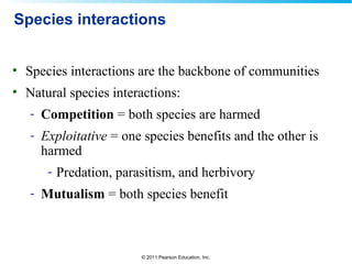 Species communities__and_biomes | PPT