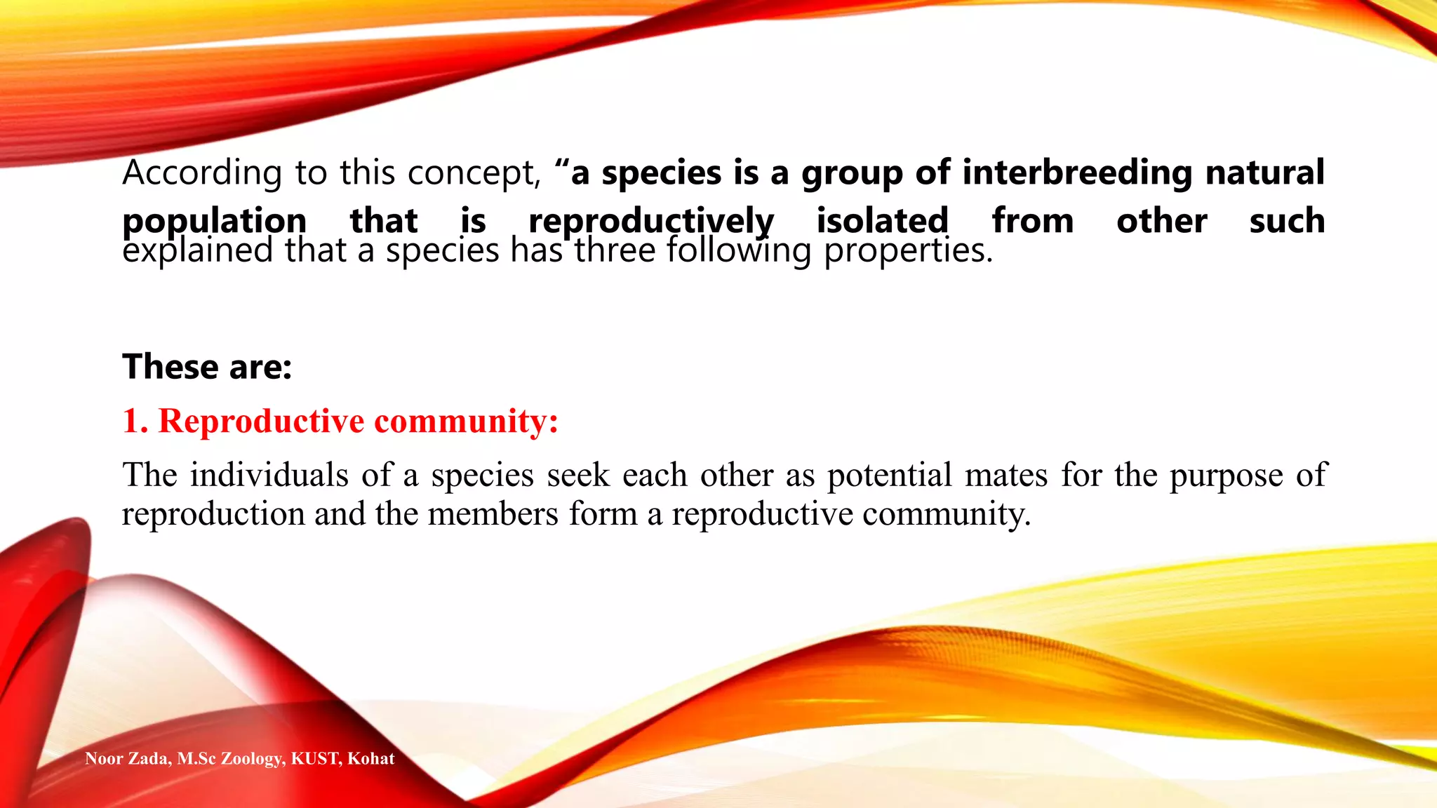 Species concept | PPTX