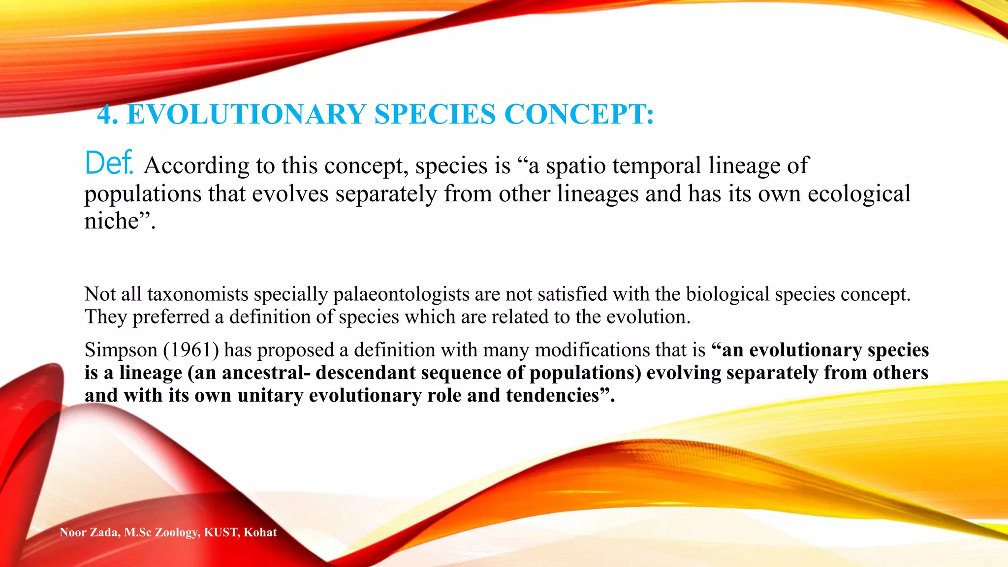 Species concept | PPTX