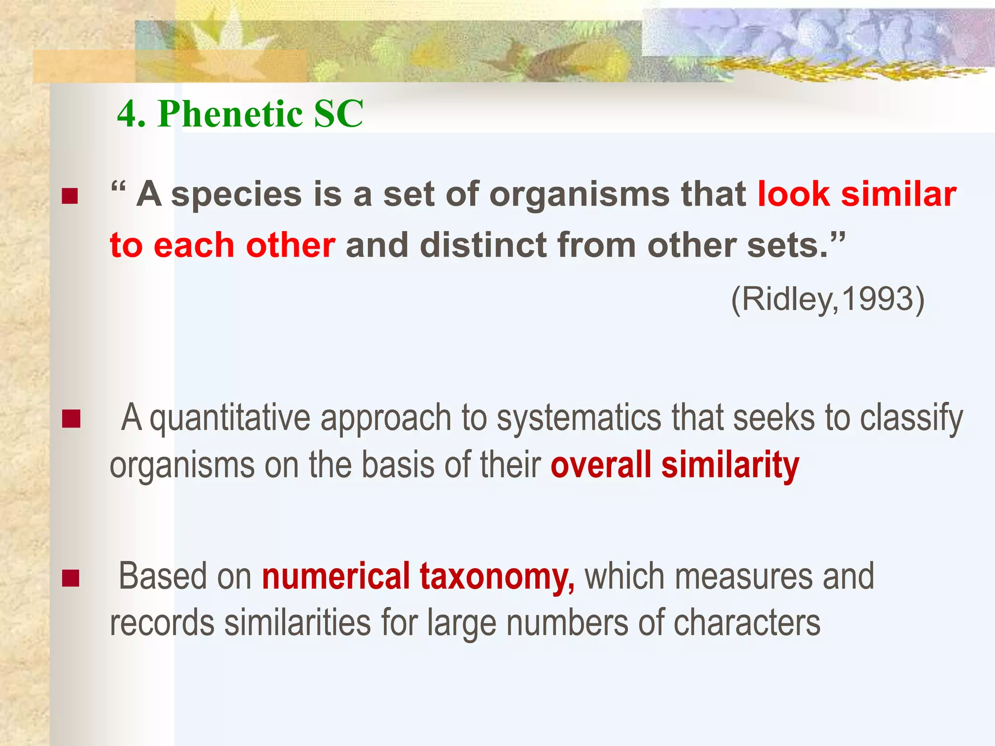 Species concept | PPTX