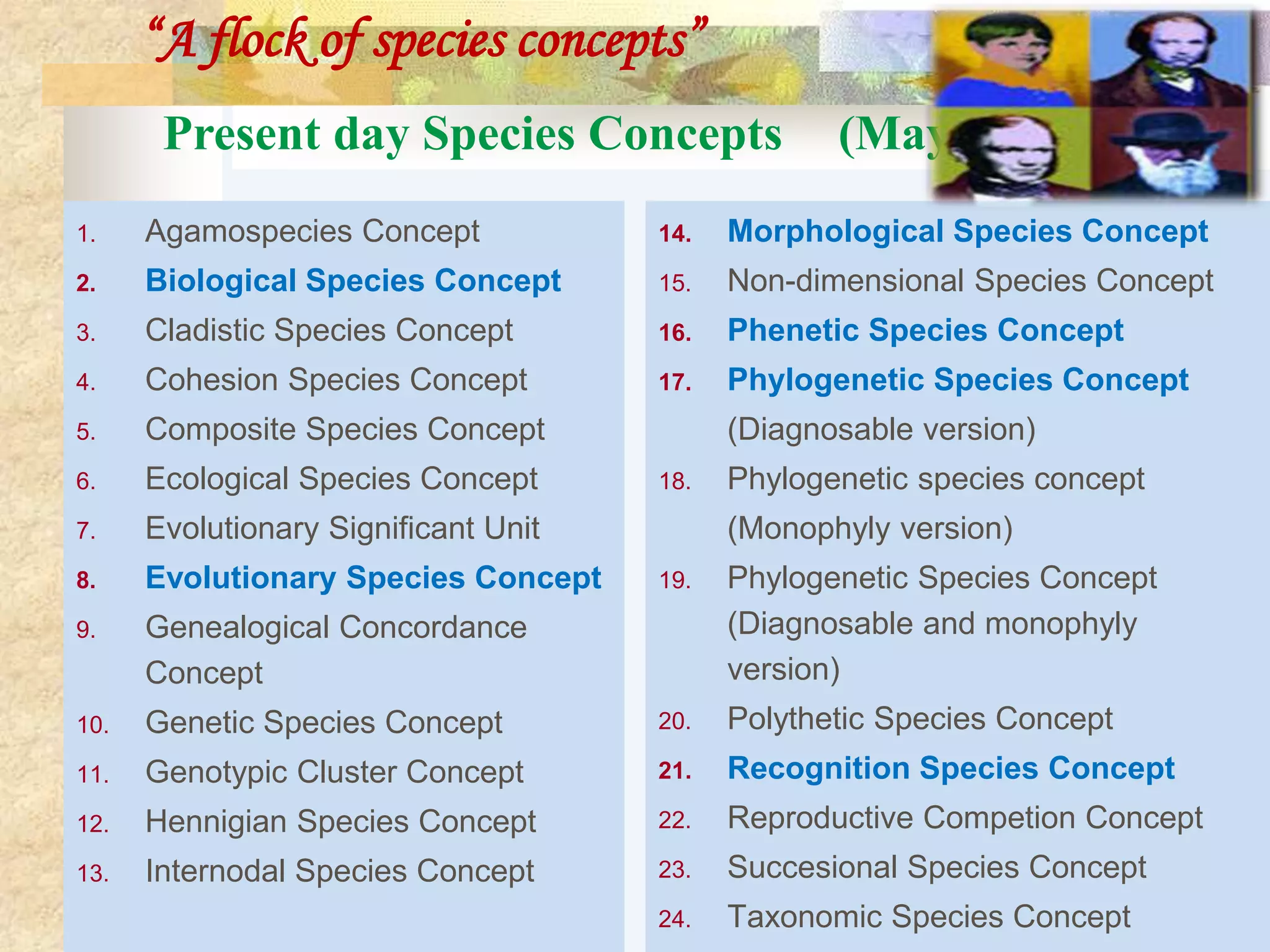 Species concept | PPTX