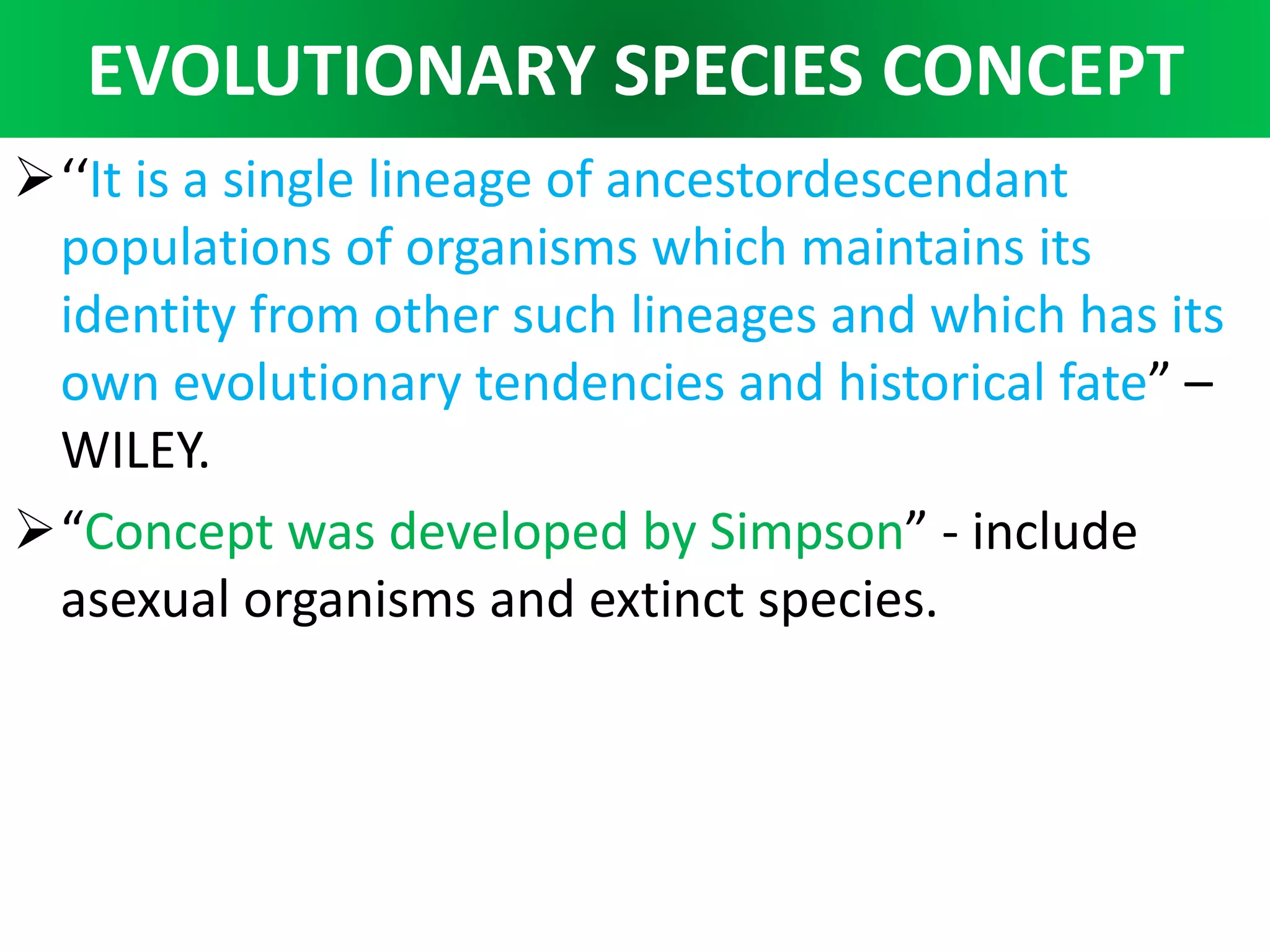 Species concept | PPTX