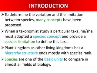 Species concept | PPT