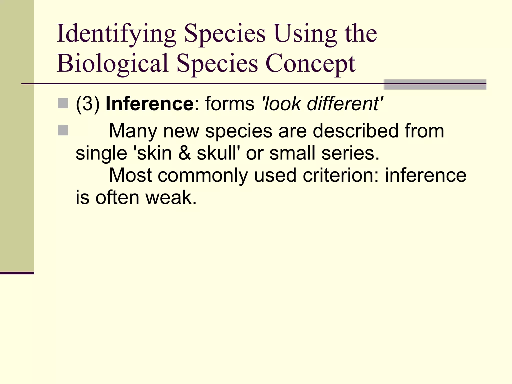 Species Concepts And Speciation | PPT