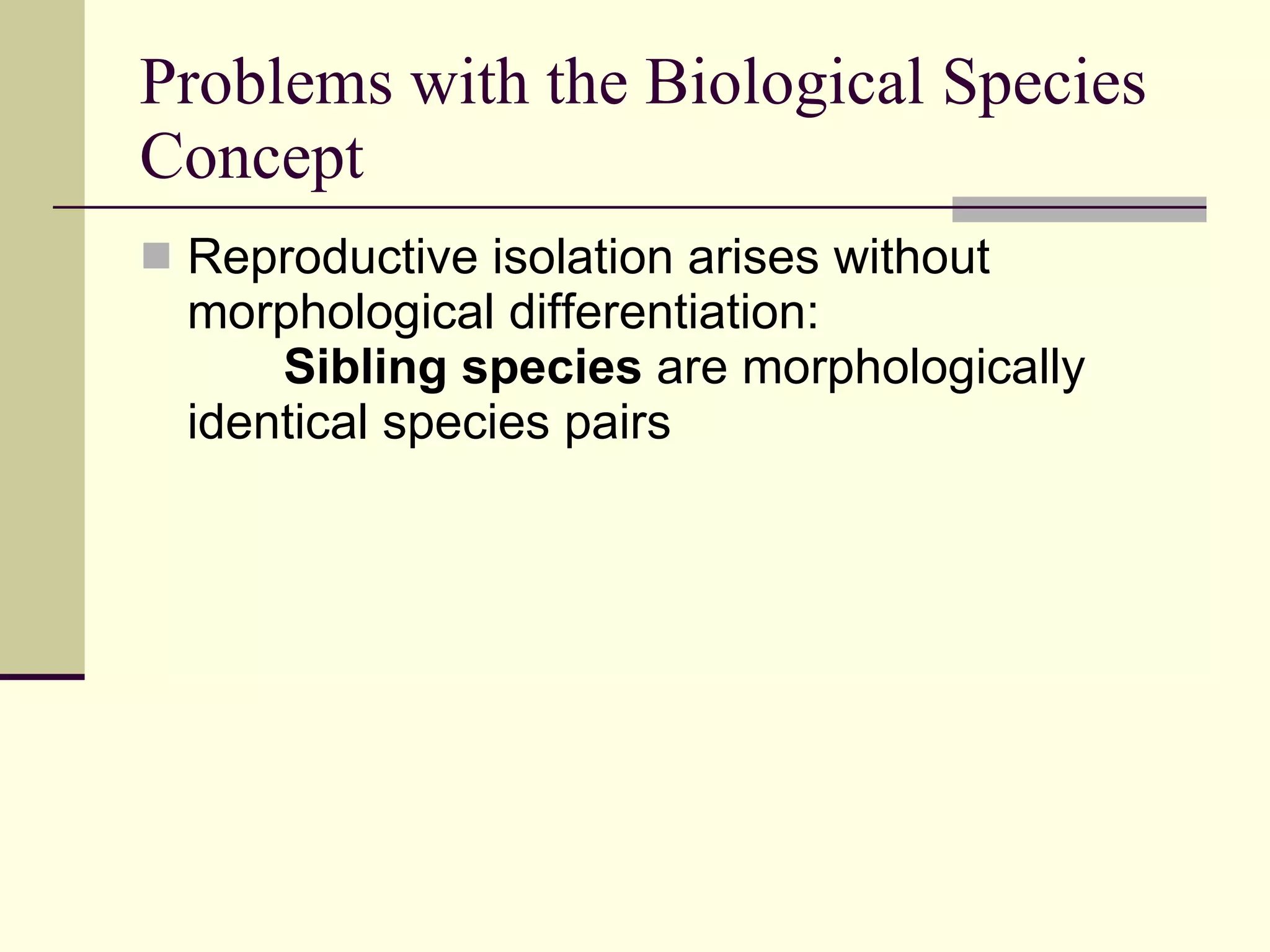 Species Concepts And Speciation | PPT