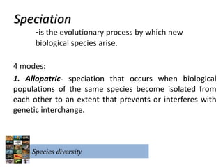 Species diversity | PPTX