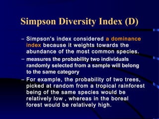 Species Diversity Concepts | PPT