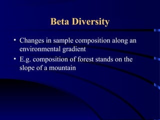 Species Diversity Concepts | PPT