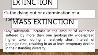 Species extinction, and Natural Selection | PPTX