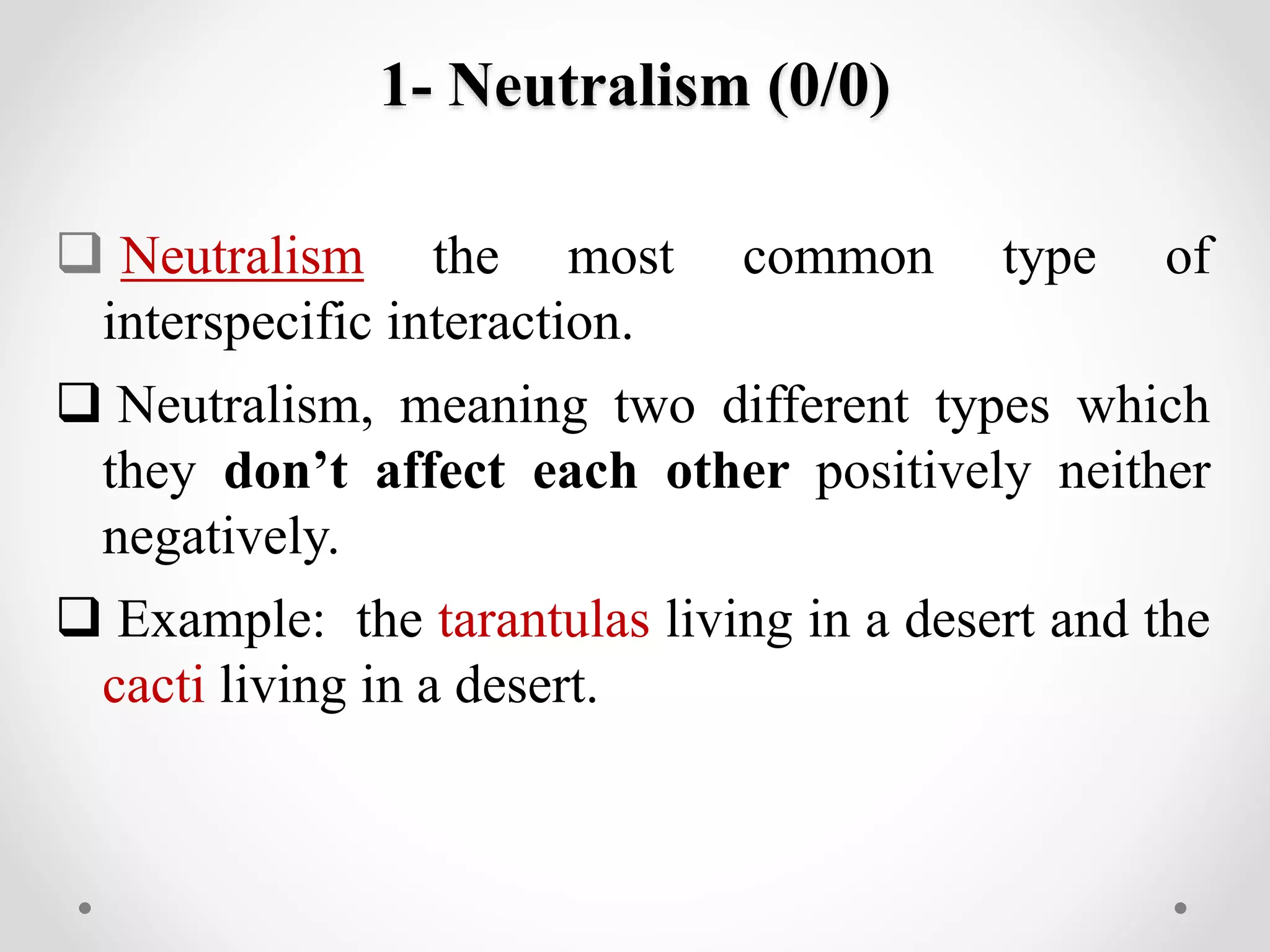 Species interaction between organism. | PPTX