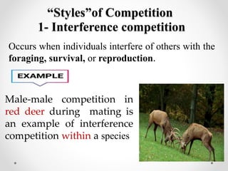 Species interaction between organism. | PPTX