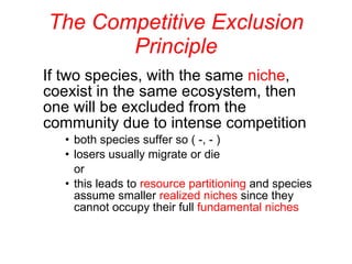 Species interactions | PPT