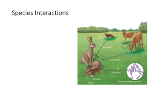 Species interactions | PPT
