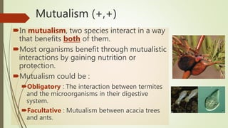 Species interactions | PPTX