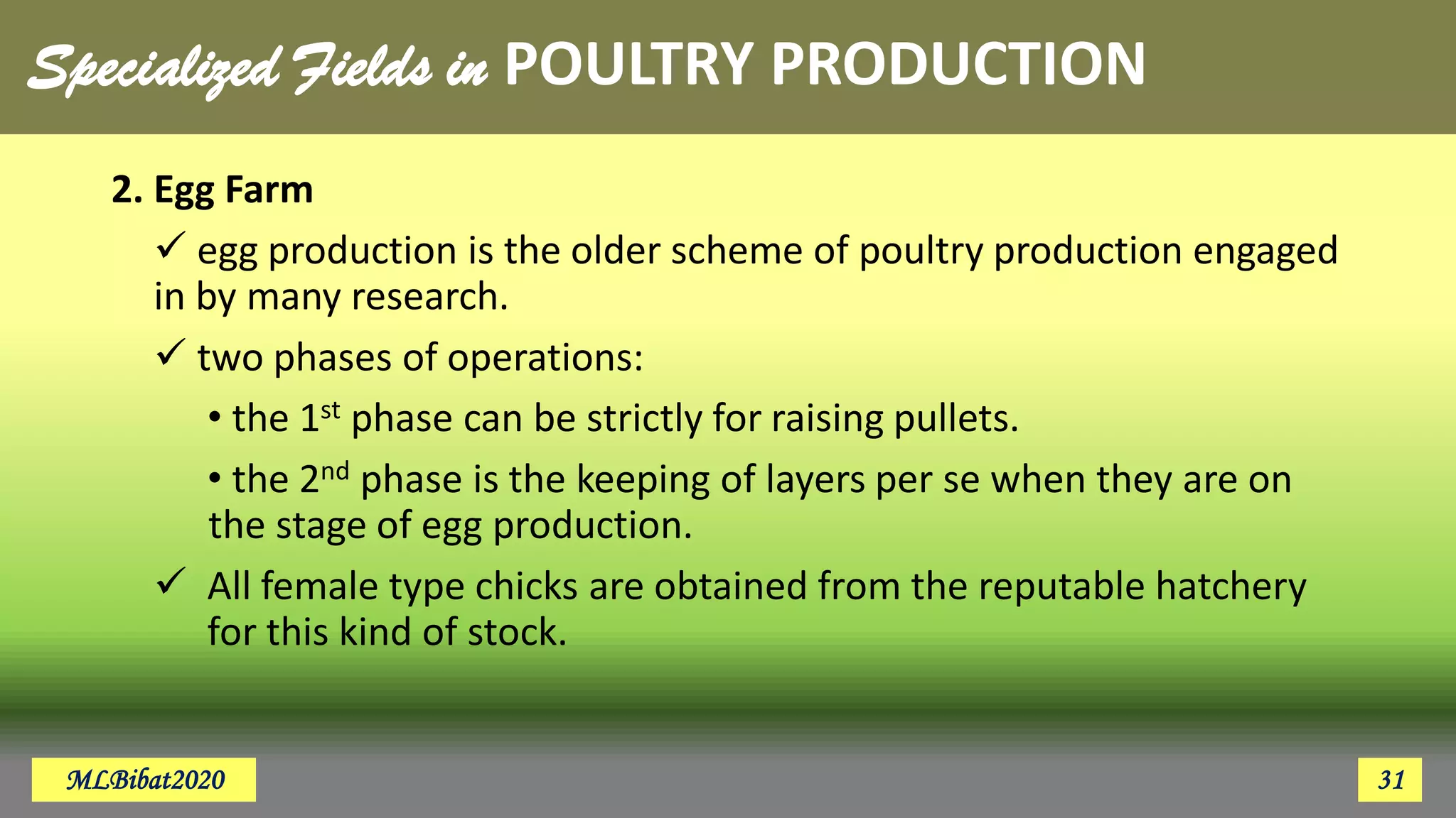 Species of POULTRY | PDF