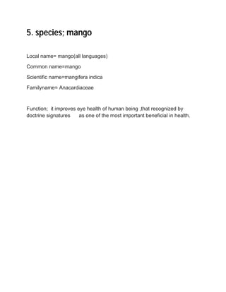 Species that associate with doctrine signature | PDF