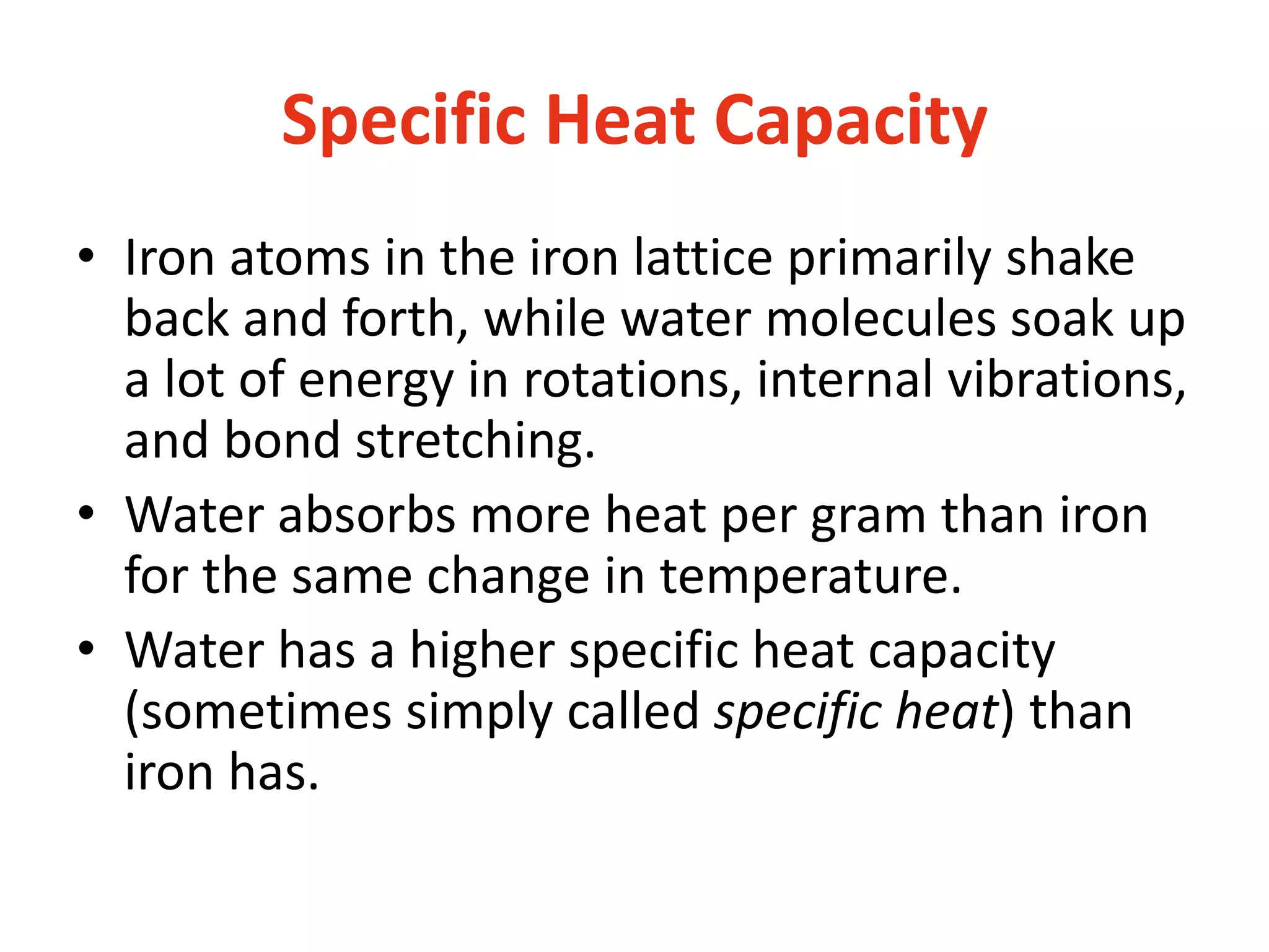 Specific heat-capacity | PPTX