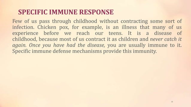 Specific and non Specific immune responses | PPTX | Infectious Diseases ...