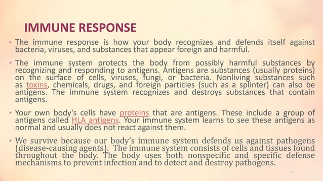 Specific and non Specific immune responses | PPTX | Infectious Diseases ...