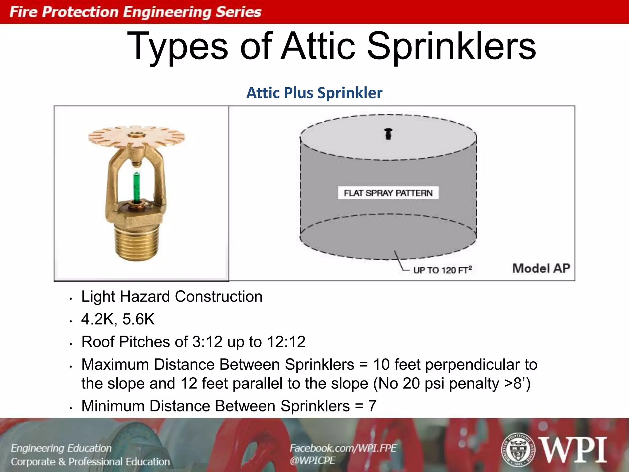 Fire Protection Engineering: Specific Application Sprinklers | PPTX