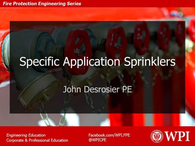 Fire Protection Engineering: Specific Application Sprinklers | PPTX | Landscaping | Home & Garden