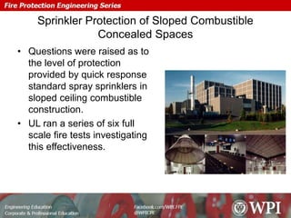 Fire Protection Engineering: Specific Application Sprinklers | PPTX