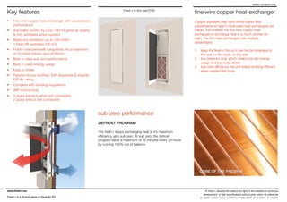 Specificaties Fresh-r | PDF