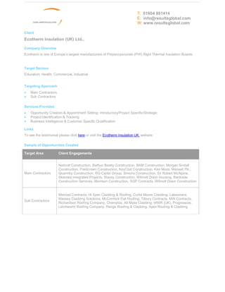 Case Study - Specification | PDF