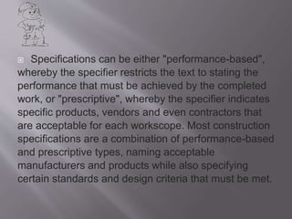 Specification... | PPTX