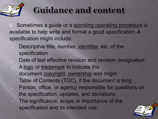 Specification... | PPTX