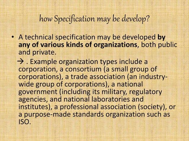 SPECIFICATIONS | PPTX | Desktop Publishing | Computer Software and Applications