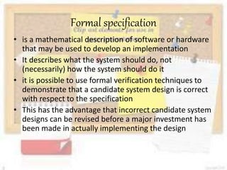 SPECIFICATIONS | PPTX