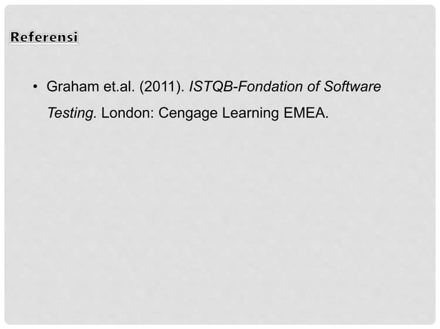 Specification Based Testing Techniques Ppt