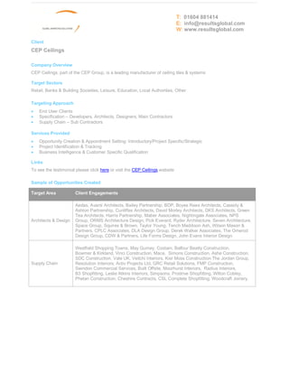 Specification case study | PDF