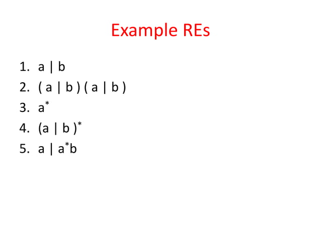 Specification Of Tokens Pptx Programming Languages Computing