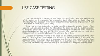 Specification based or black box techniques | PPT