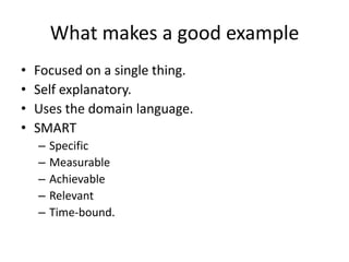 Specification by example | PPT