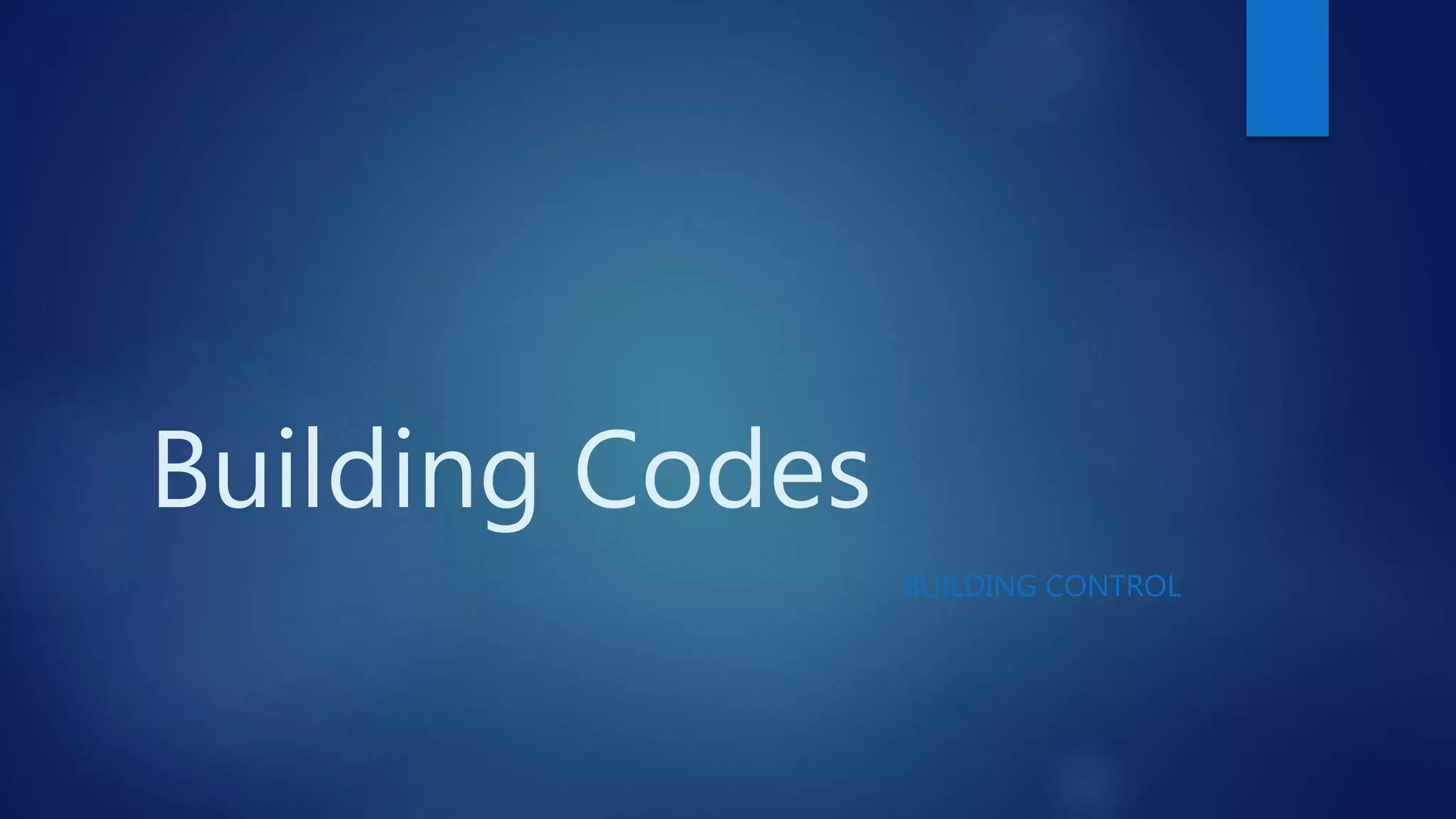 Specification, Codes and Standards (IDPPM) | PPTX