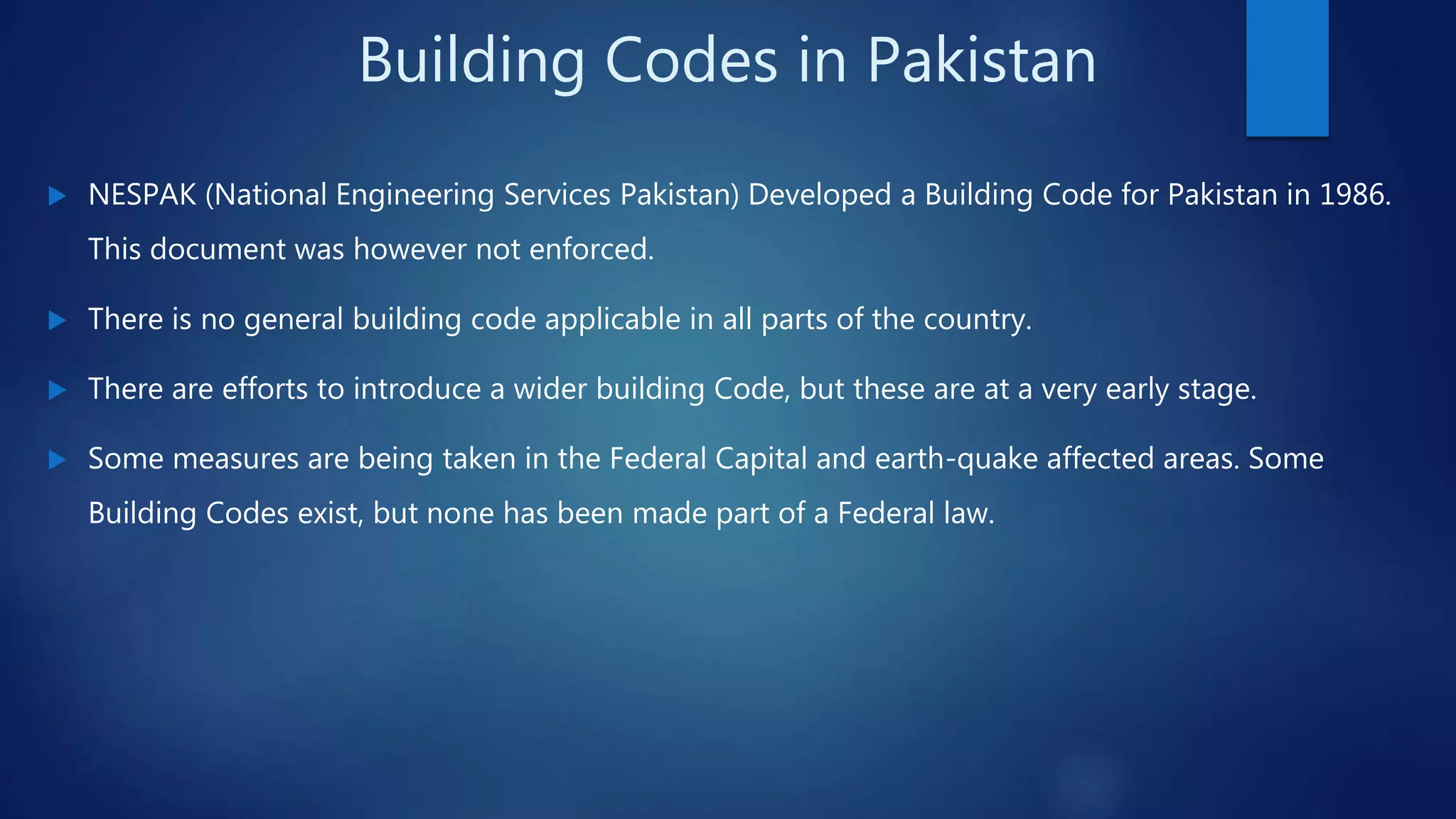 Specification, Codes and Standards (IDPPM) | PPTX