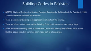 Specification, Codes and Standards (IDPPM) | PPTX