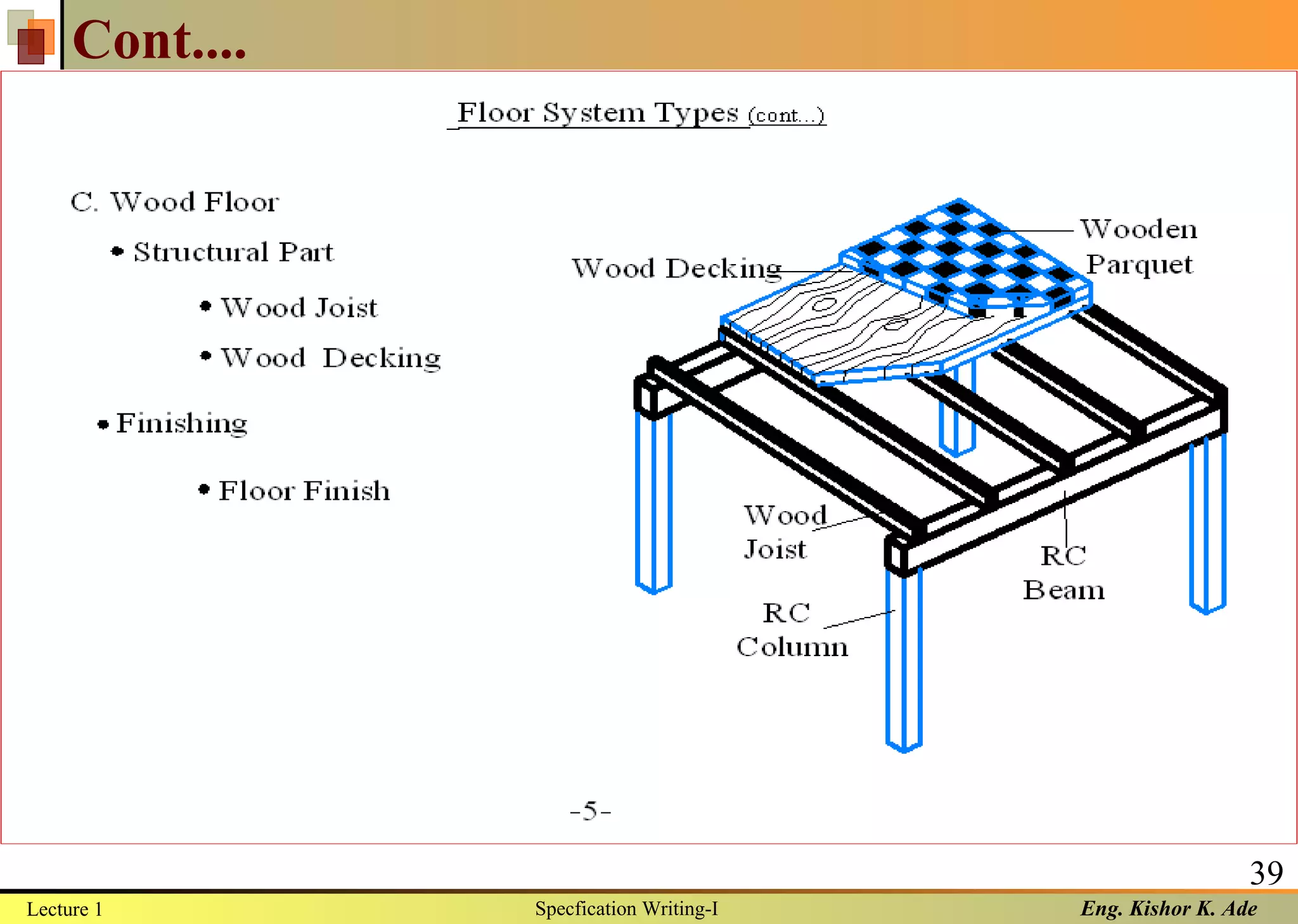 Specification Writing-I | PPT