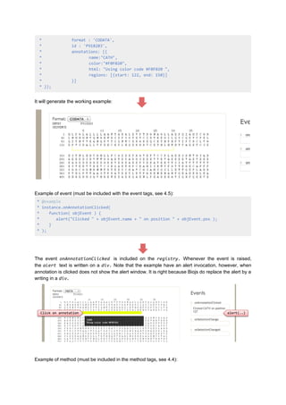 BioJS specification document | PDF