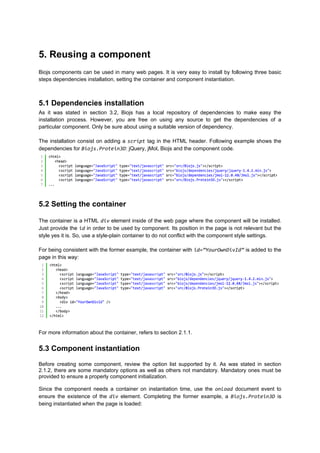BioJS specification document | PDF