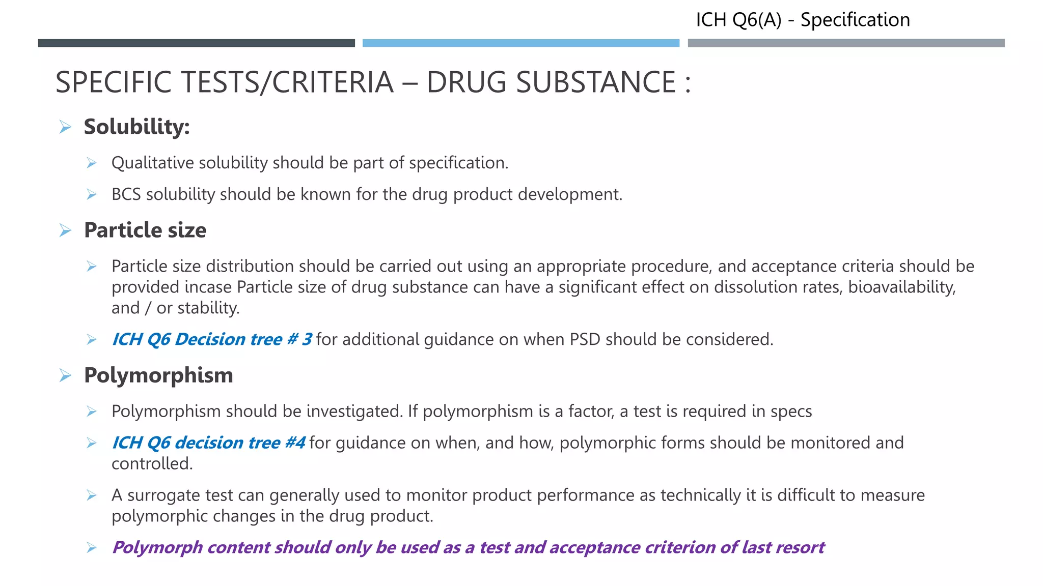 Specification: Test procedure and acceptance criteria | PPTX