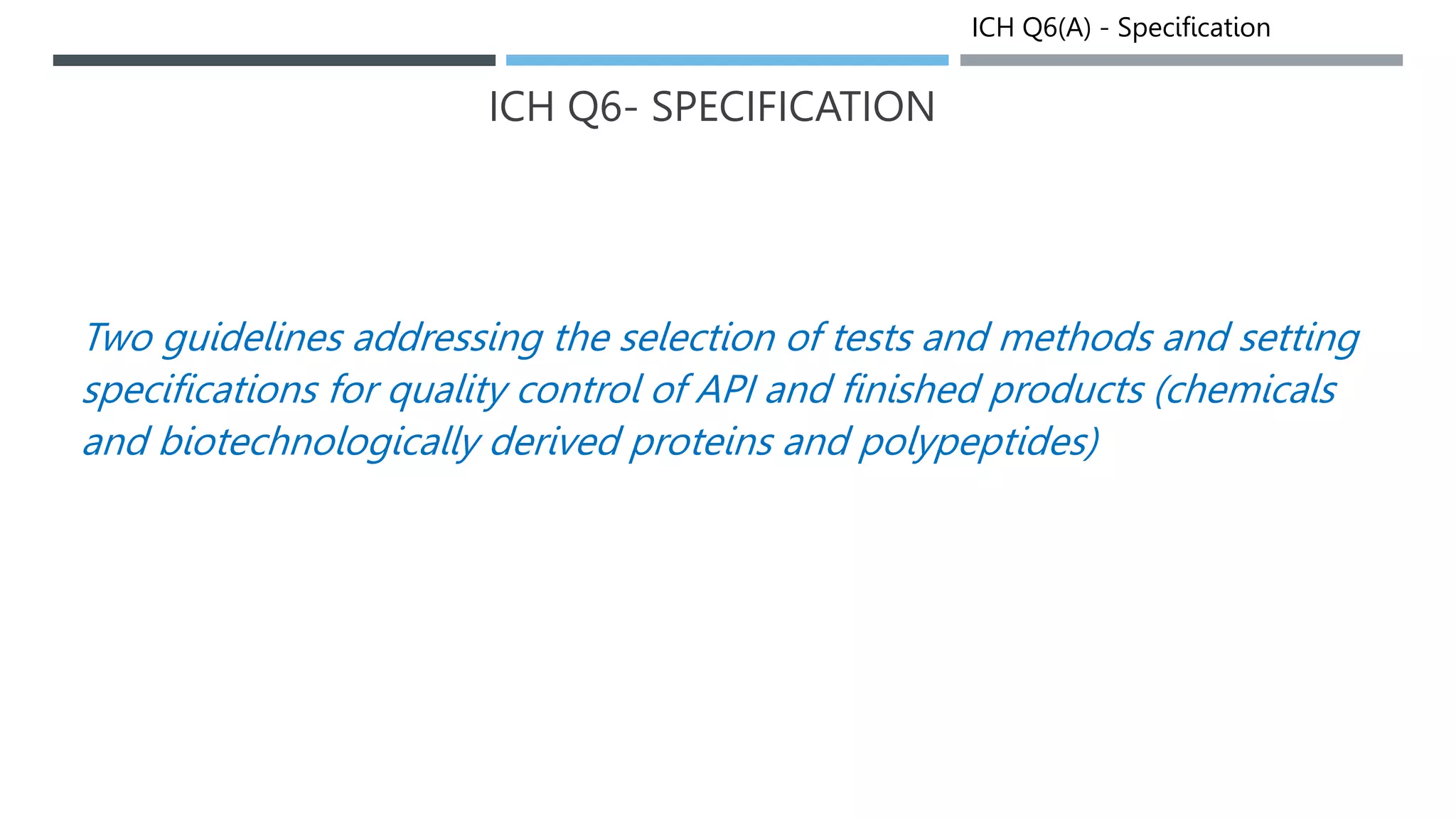 Specification: Test procedure and acceptance criteria | PPTX
