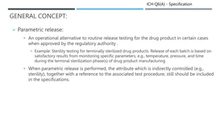 Specification: Test procedure and acceptance criteria | PPTX