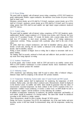 Specification for electrical automation and instrumentation 02 | DOCX