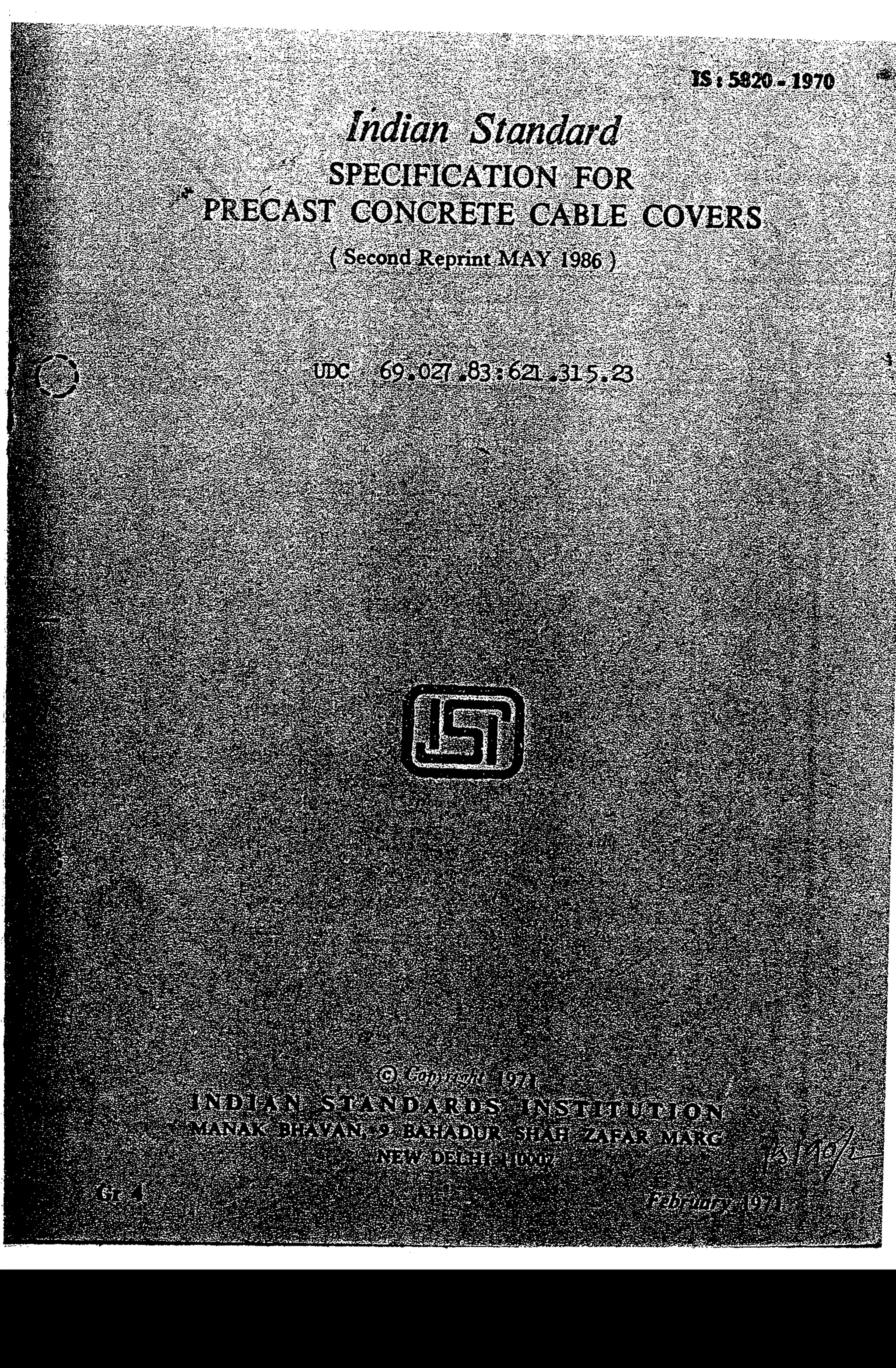 Specification for precast concrete cable cover | PDF